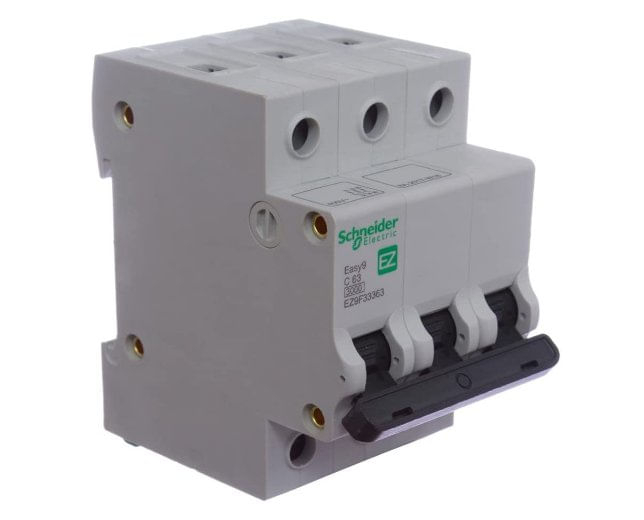 Disjuntor Easy9 3p 70a Curva C 4.5ka 230 Easy9 Electric Branco - Schneider.