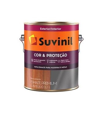 Tinta Esmalte Cor e Proteção Acetinada Base A2 3,2L - Suvinil.
