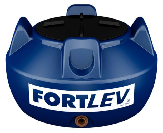 Tanque com Tampa Azul 500 Litros - Fortlev.