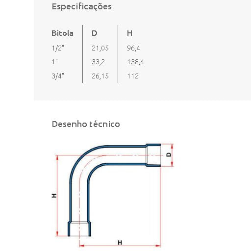 Curva 90 1"" Condulete Top - Tigre.