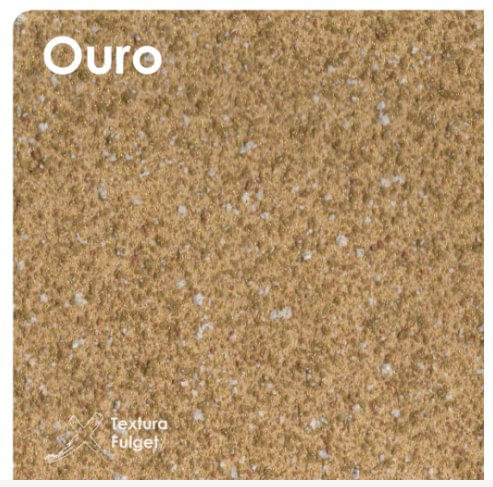 Kit Textura Fulget Ouro 3,6l - Colortex.