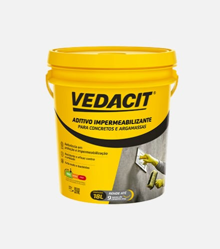 Aditivo Impermeabilizante para Concreto 18L - Vedacit