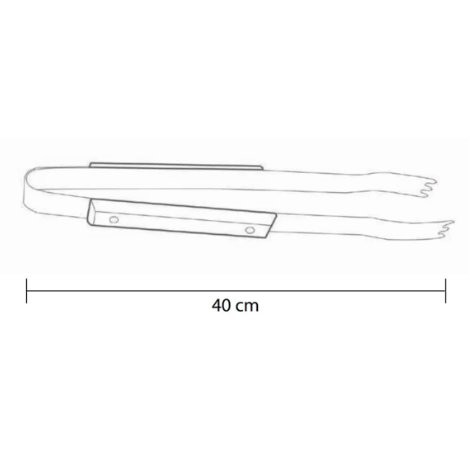 Pegador P/ Churrasco Inox 40cm GA811 - Grilazer